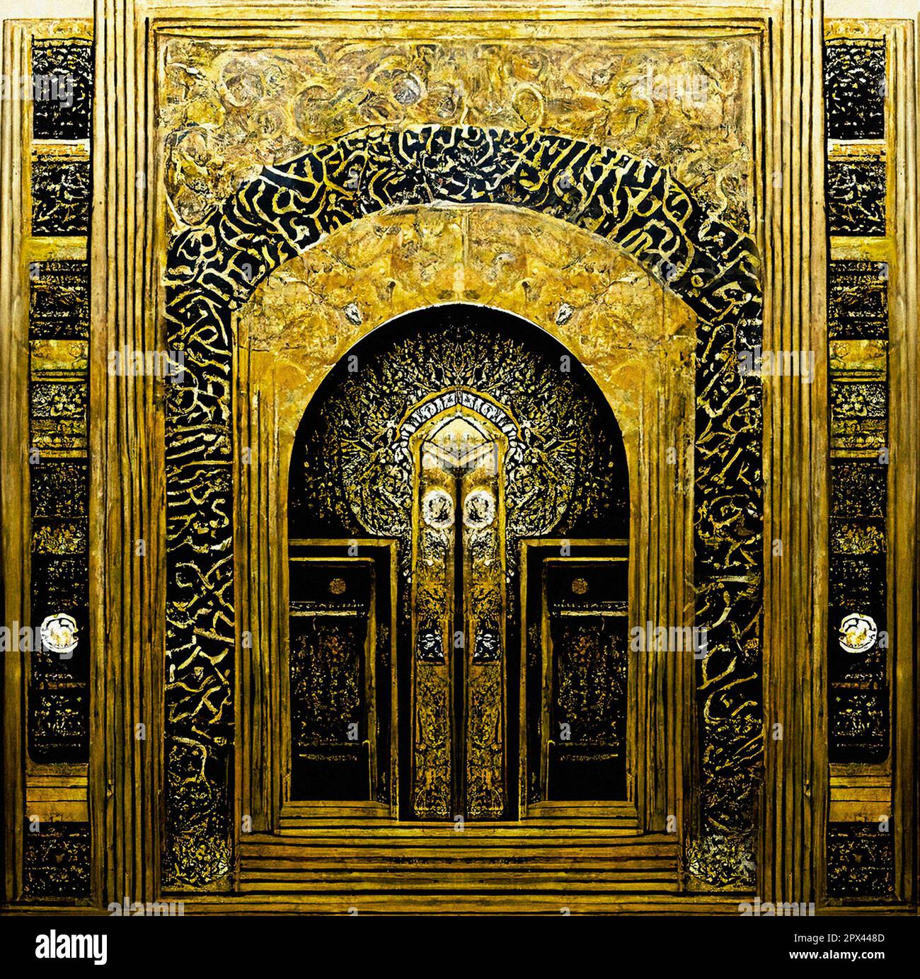 Kaaba door hi-res stock photography and images - Alamy