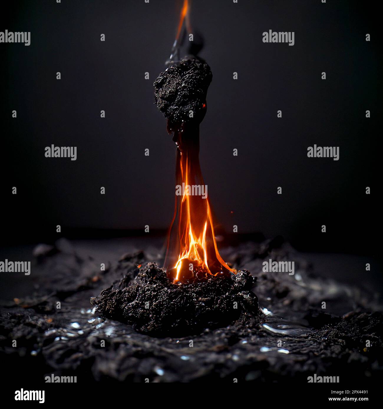 Magma melting hi-res stock photography and images - Alamy