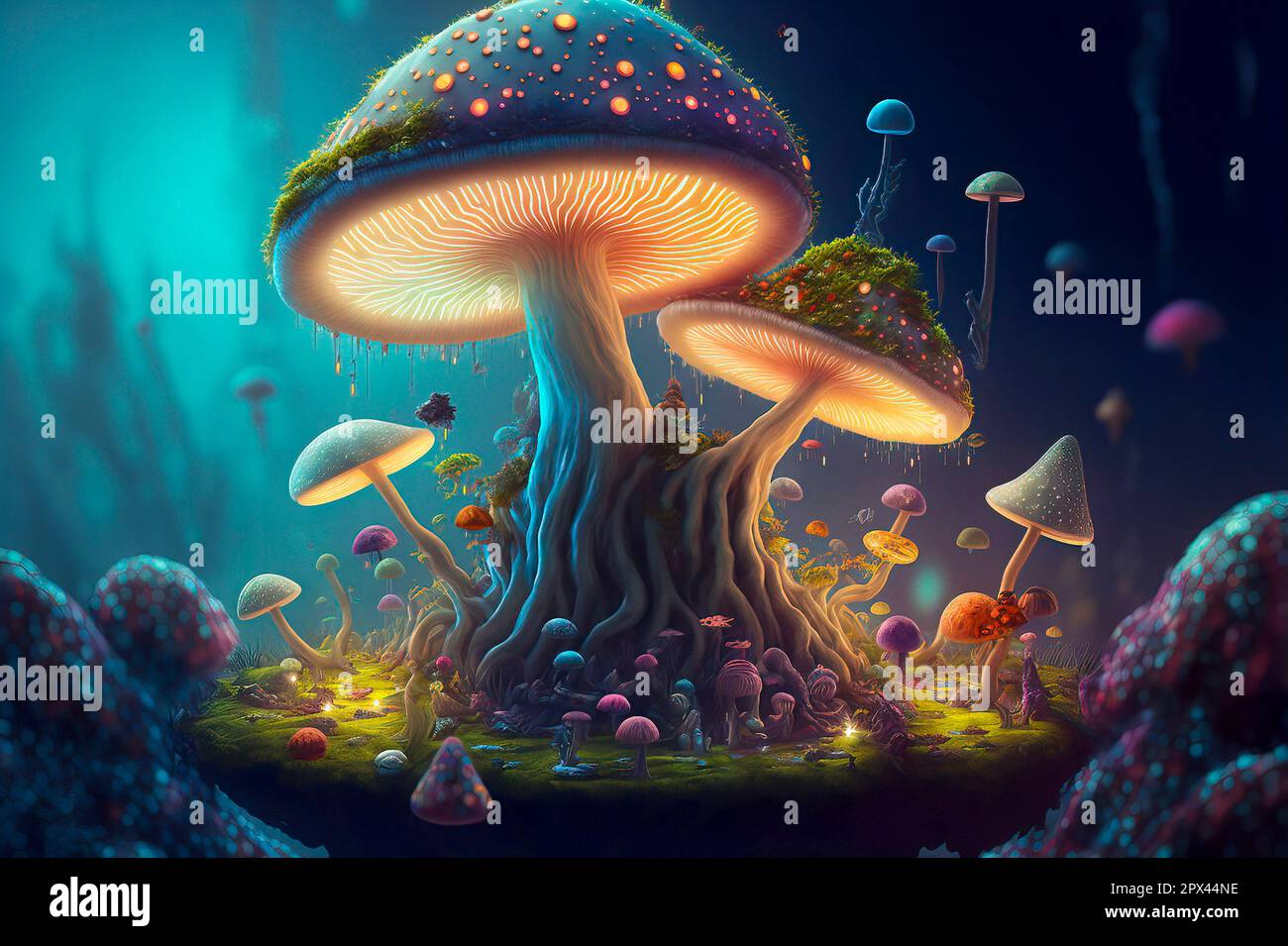 Enchanted Fairy Forest Night