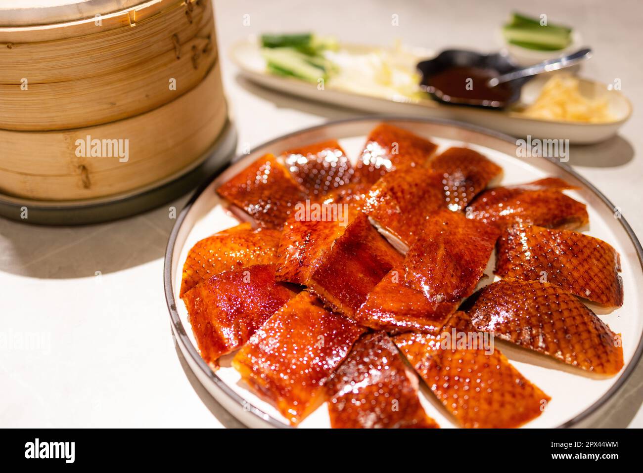 Peking duck asian chinese food Stock Photo - Alamy