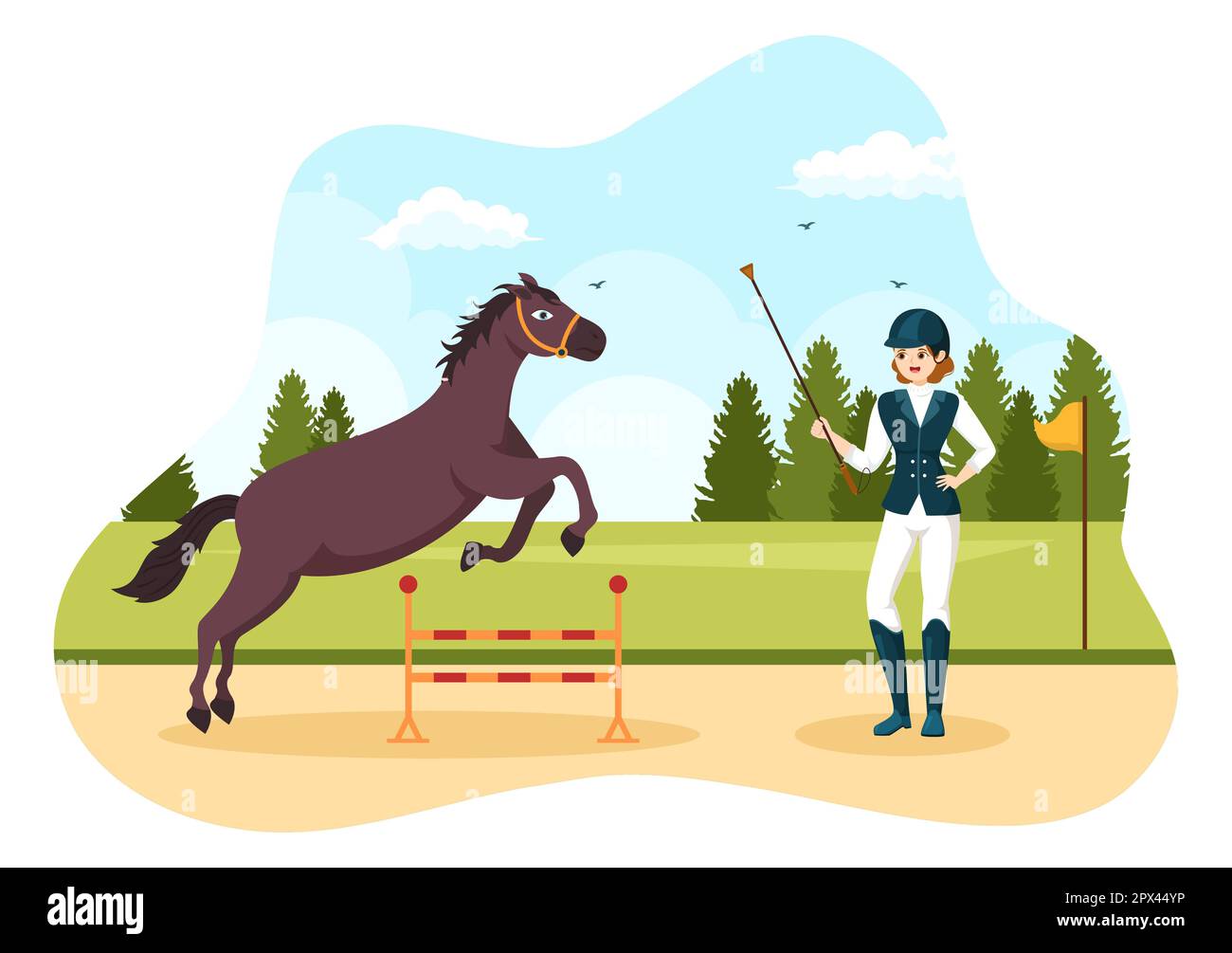 Equestrian Sport Horse Trainer with Training, Riding Lessons and ...