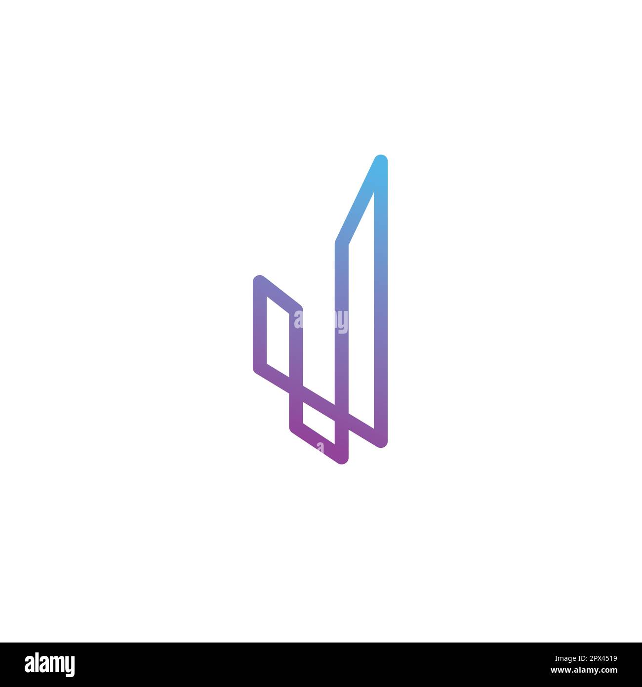 Building house letter architecture Stock Vector Images - Alamy