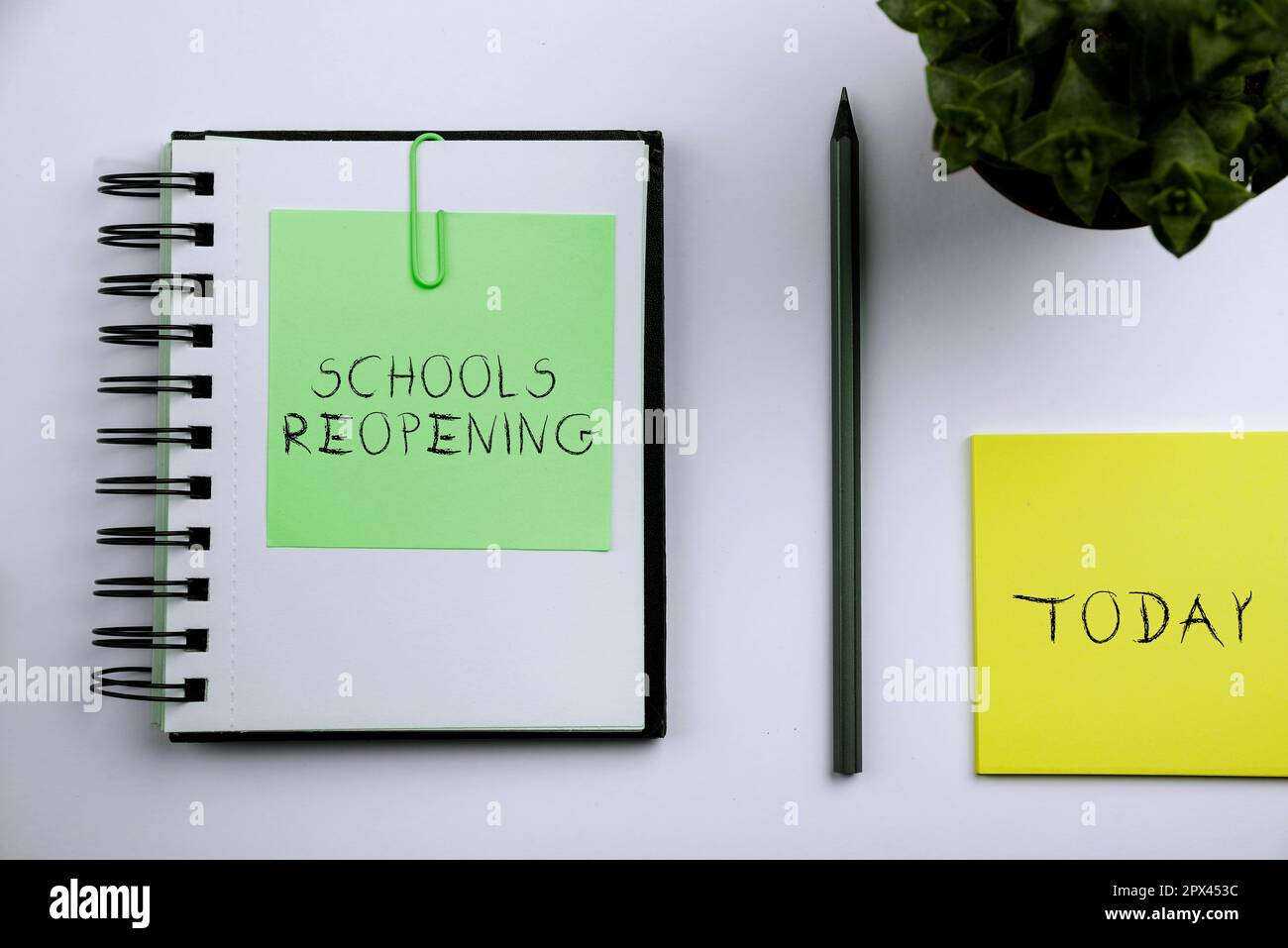 Text showing inspiration Schools Reopening, Business idea classes are ...