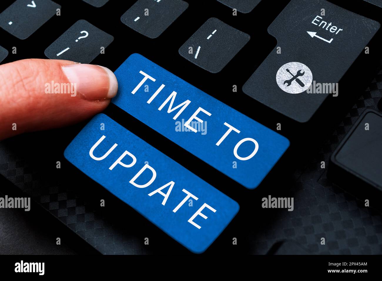 Inspiration showing sign Time To Update, Business showcase The latest ...