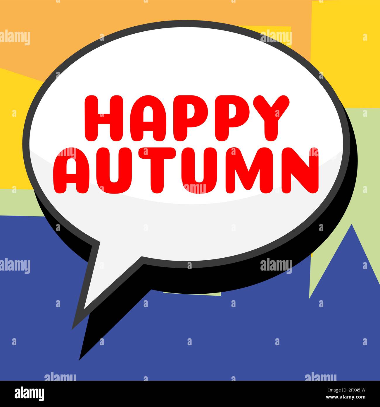 Text sign showing Happy Autumn, Word Written on Annual Special ...