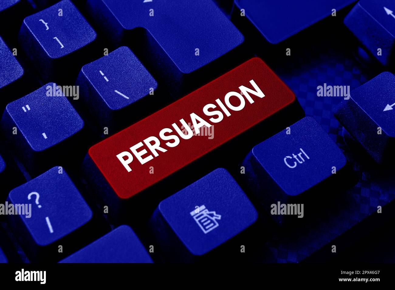 Text sign showing Persuasion, Business showcase the action or fact of ...