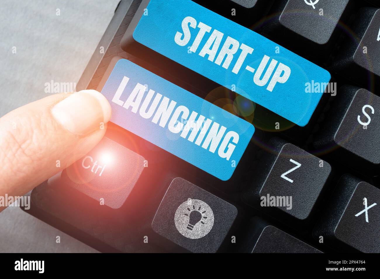 Hand writing sign Start Up Launching, Word Written on Launch starting ...