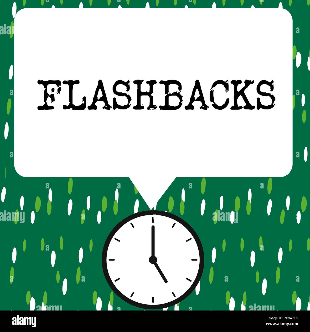 Inspiration showing sign Flashbacks, Conceptual photo interruption of ...