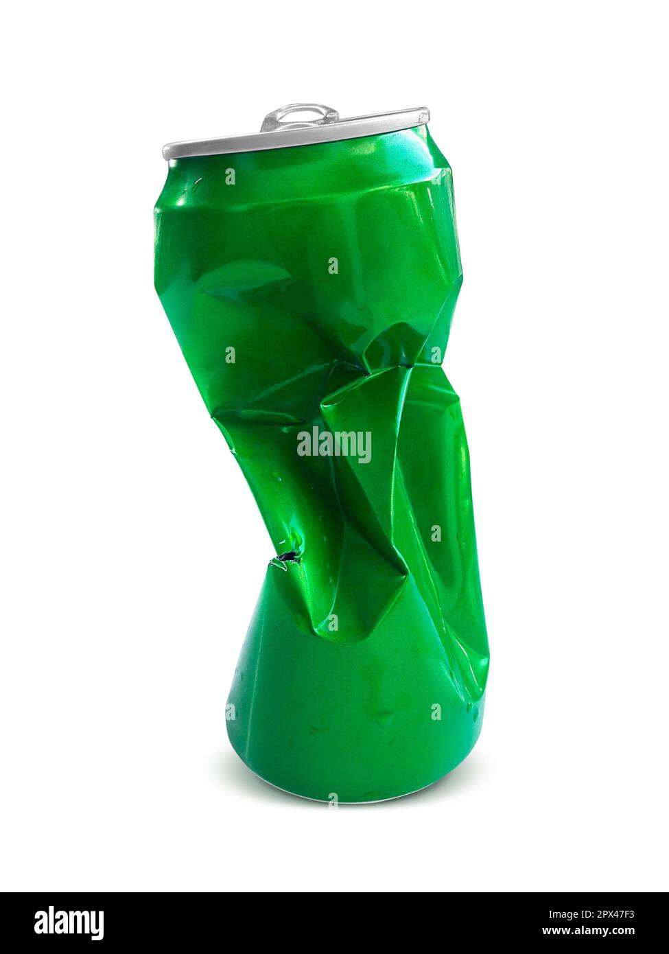 Compressed cans isolated on a white background Stock Photo - Alamy