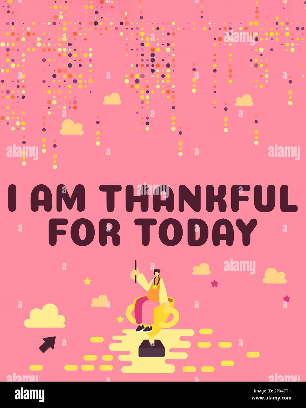 Writing displaying text I Am Thankful For Today, Word Written on ...
