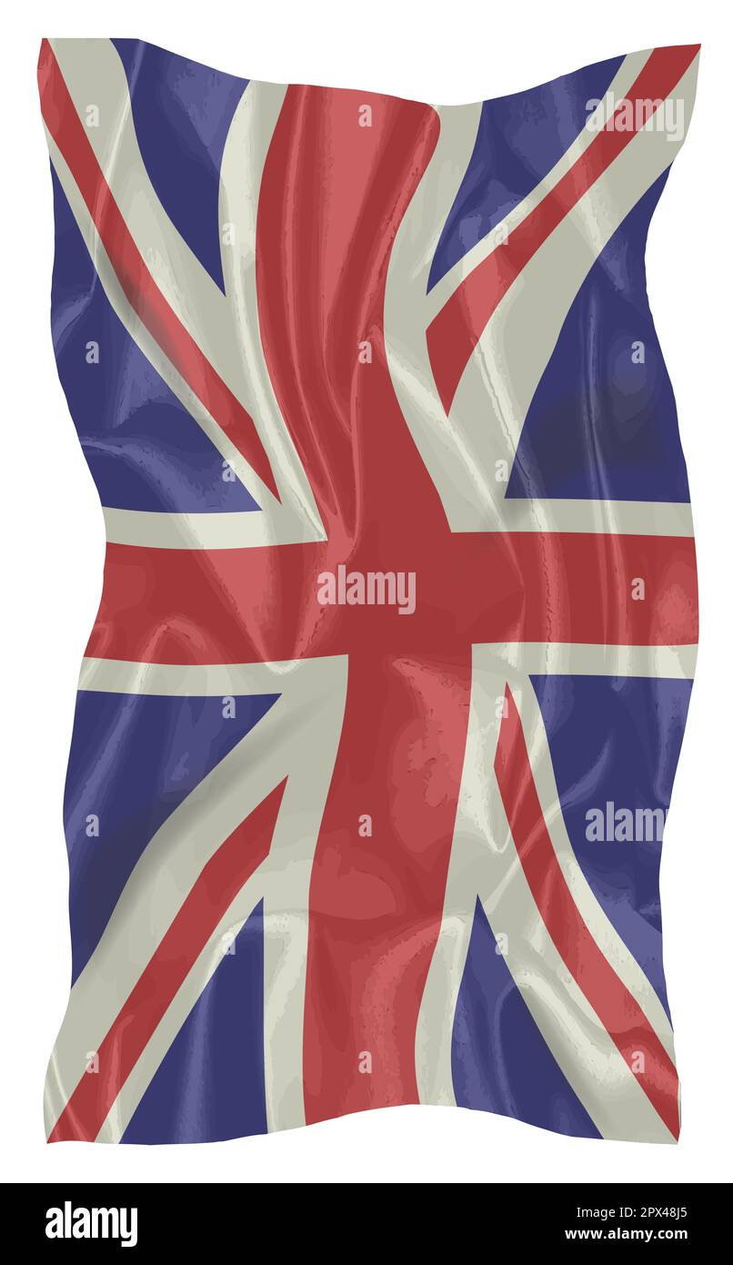 Union Jack The flag of Great Britain and Northern Irelend hanging and ...