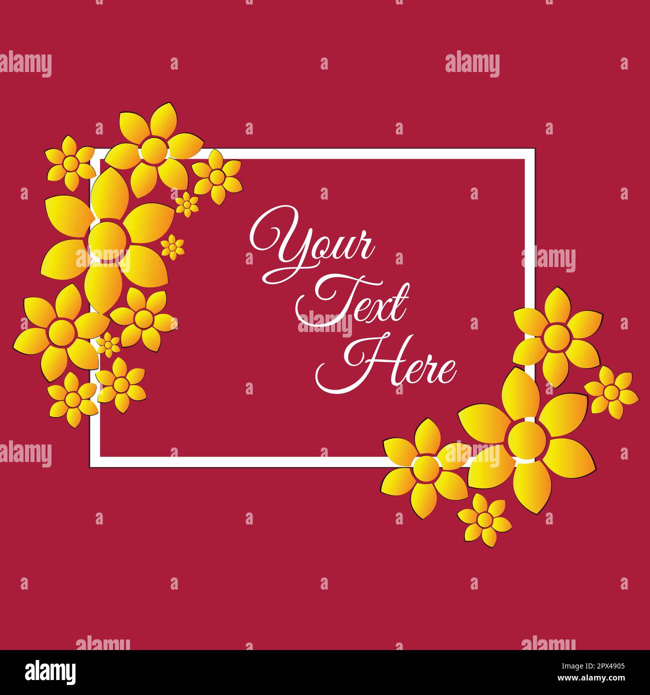 Woman’s Day text design with flowers and hearts on square background ...
