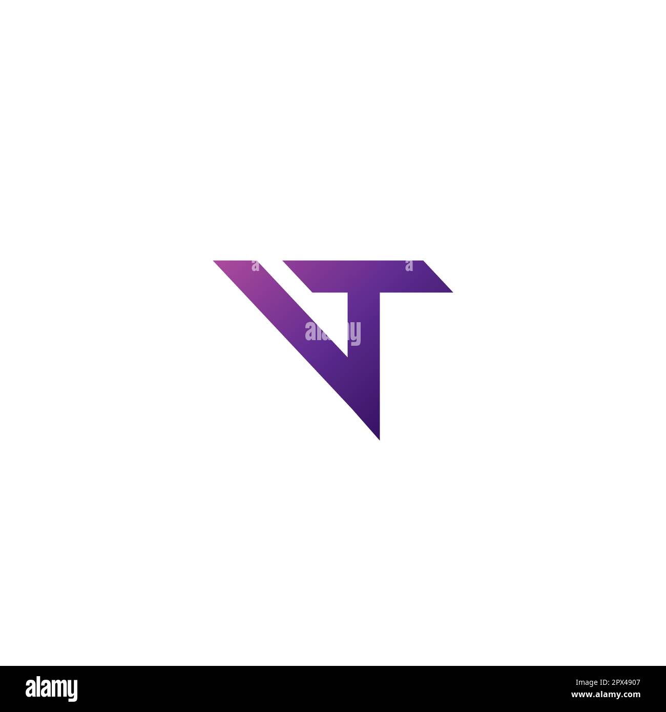 VT Logo Design. Letter VT Icon Vector Illustration Stock Vector Image ...