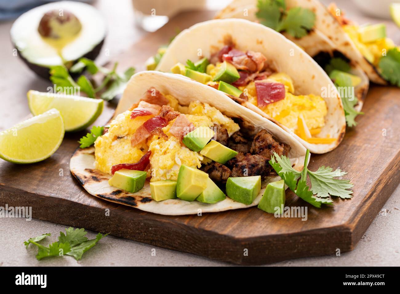 Mexican chorizo scrambled eggs hi-res stock photography and images - Alamy