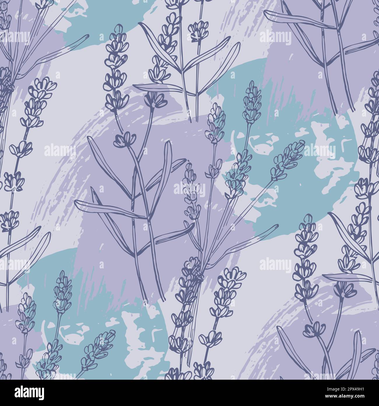 Lavender seamless pattern. Seamless pattern for fabric, paper and other ...