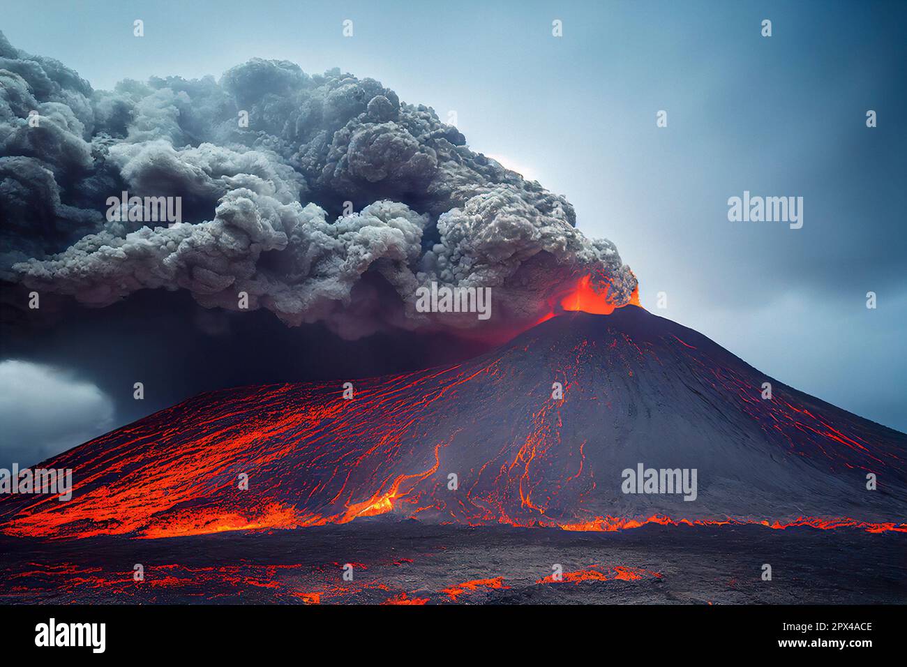 Lava flow downhill hi-res stock photography and images - Alamy