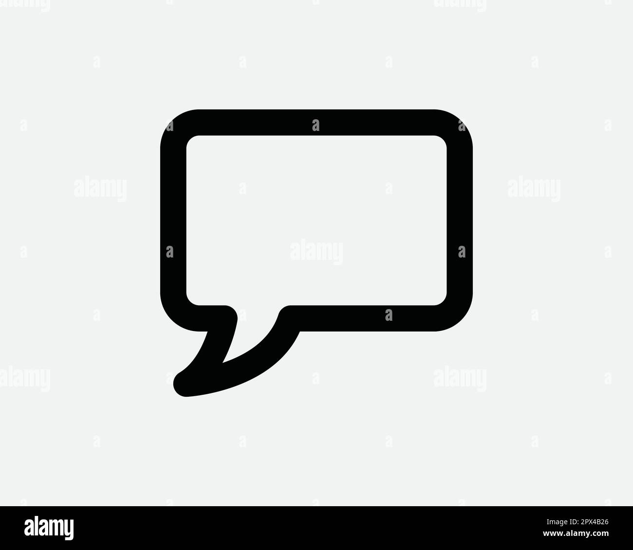 Dialogue balloon blank Stock Vector Images - Alamy