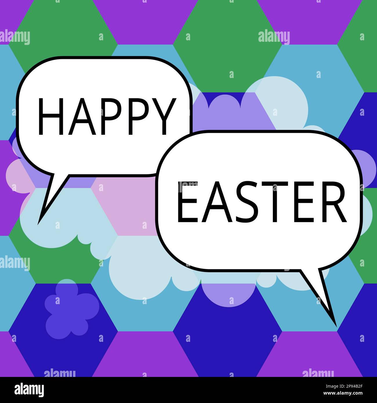 Conceptual display Happy Easter, Business concept Christian feast ...