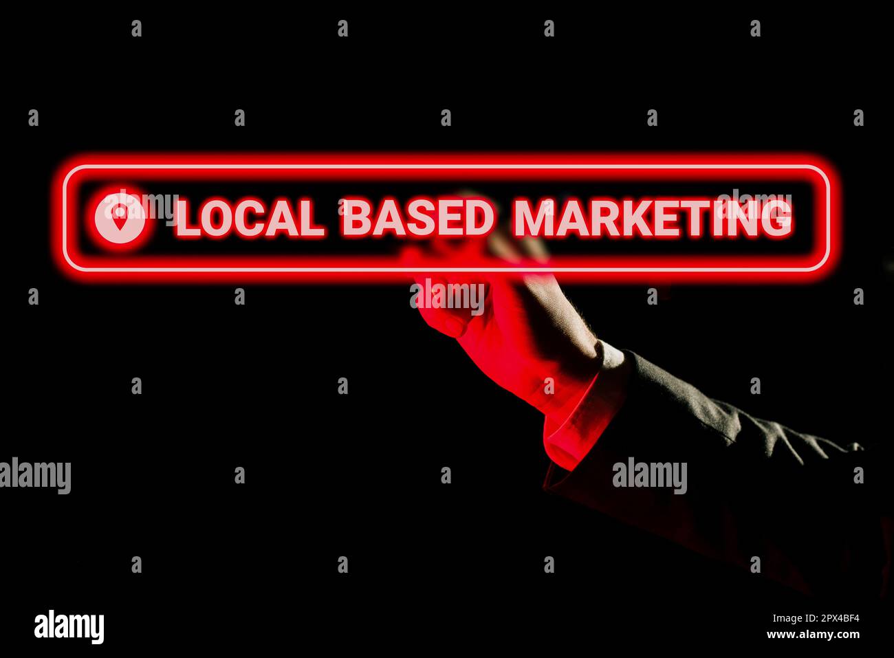 Text sign showing Local Based Marketing, Business showcase marketing ...