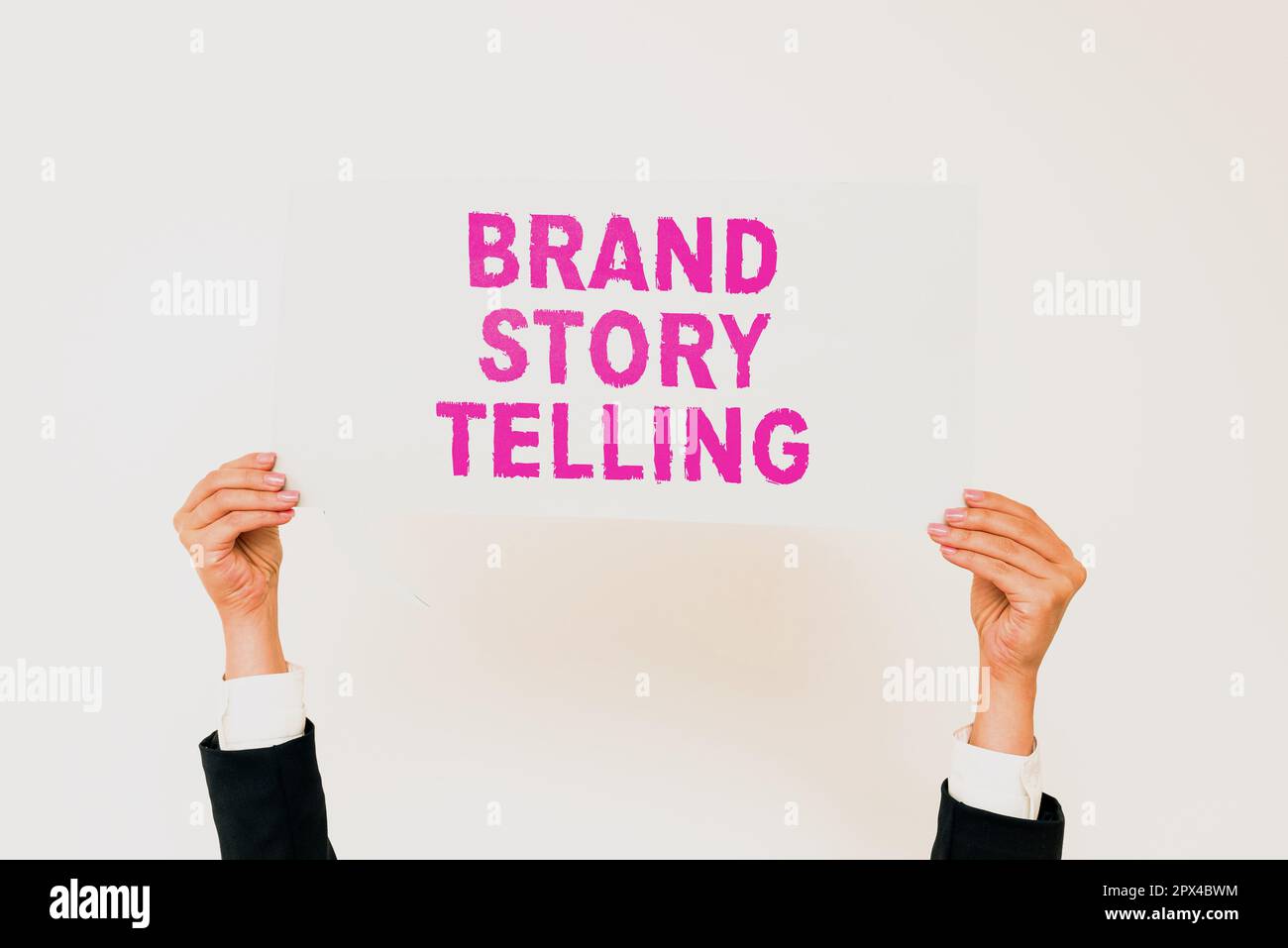 Text sign showing Brand Story Telling, Business overview Breathing Life ...