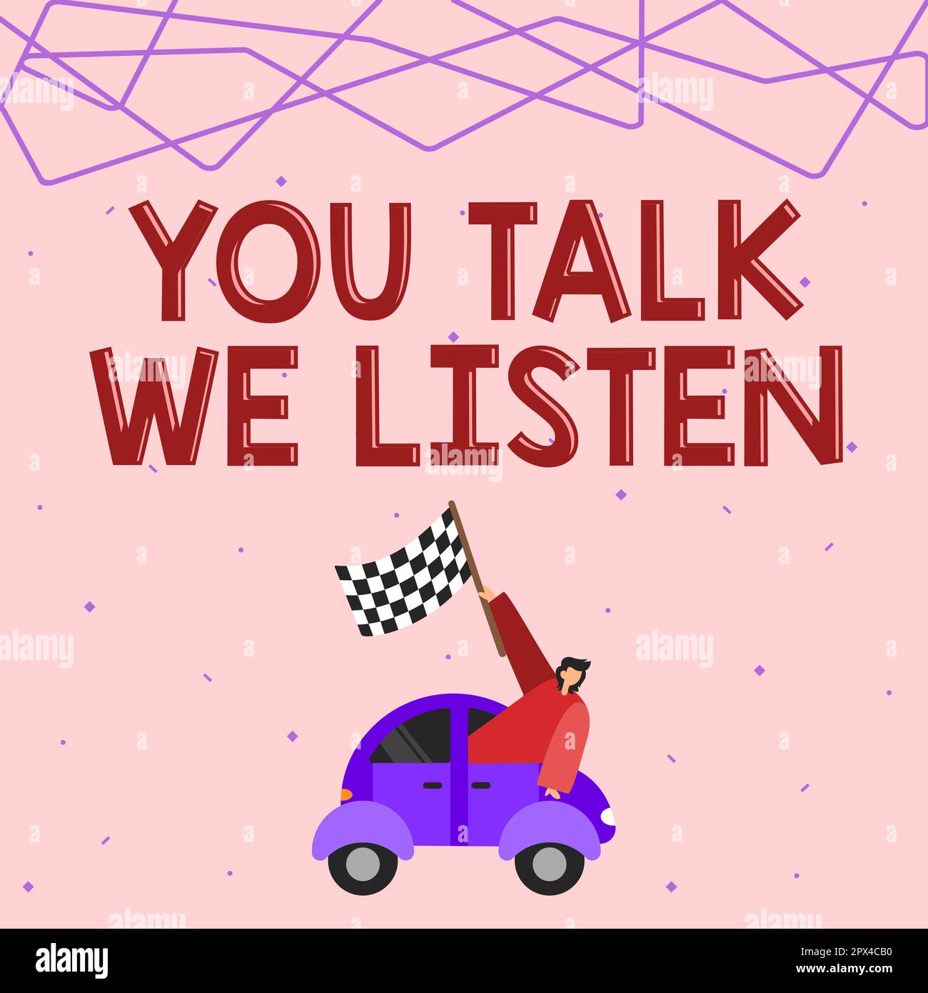 Inspiration showing sign You Talk, We Listen, Word for Two Way ...