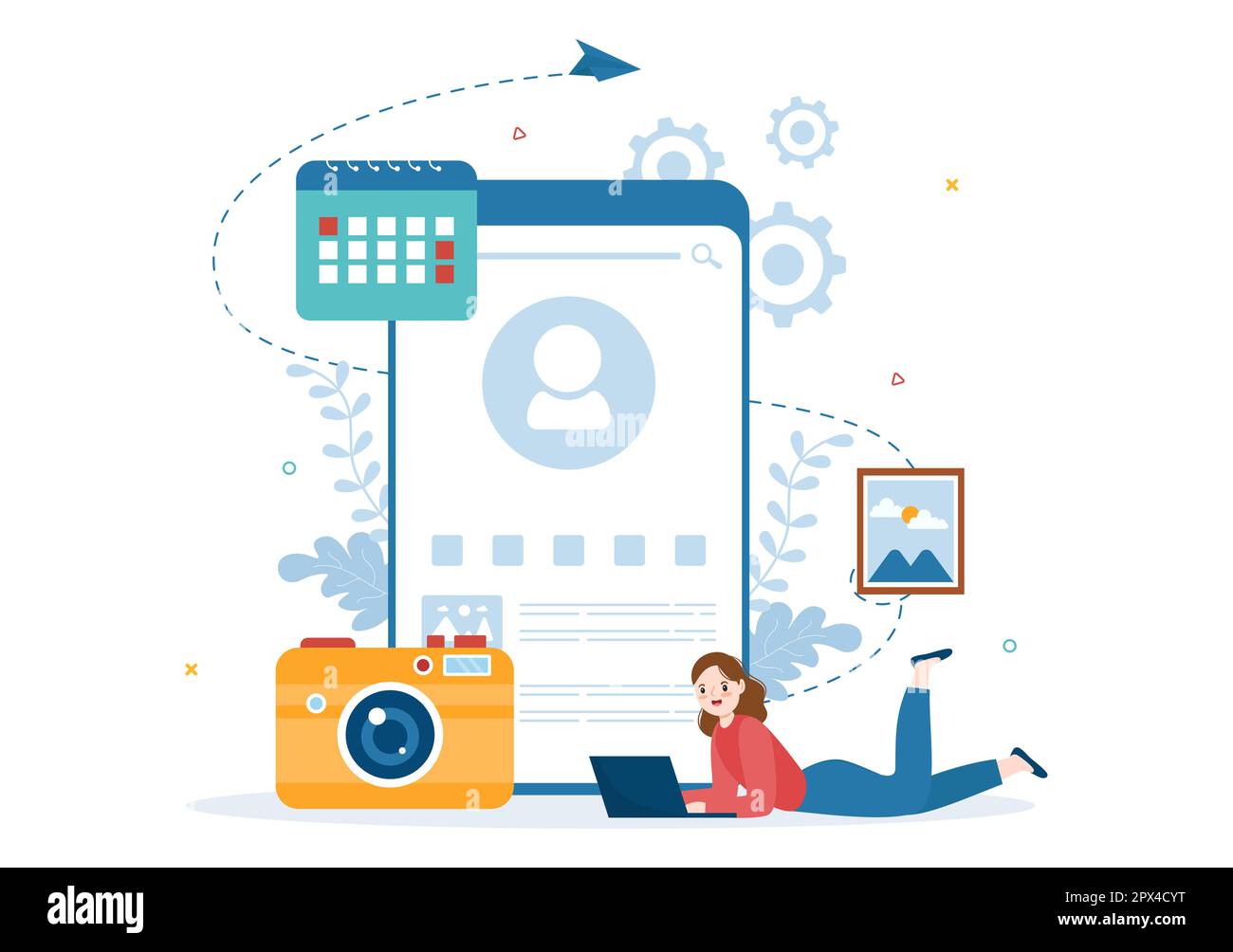 Personal Portfolio with Profile Data, Resume or Self Improvement to ...