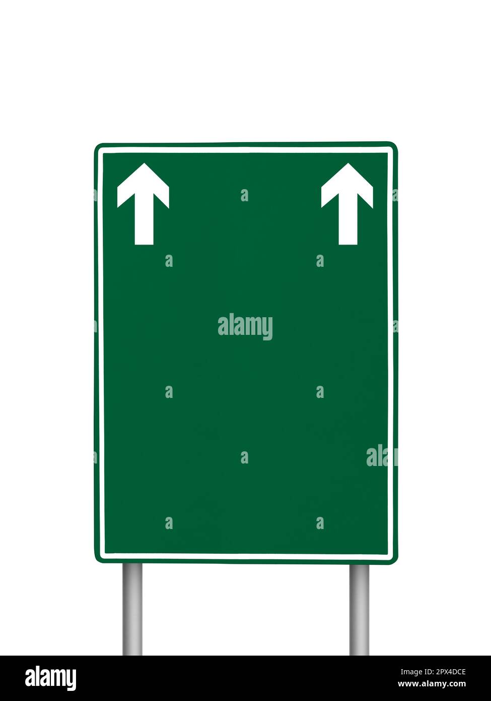 blank traffic sign isolated on white background Stock Photo - Alamy