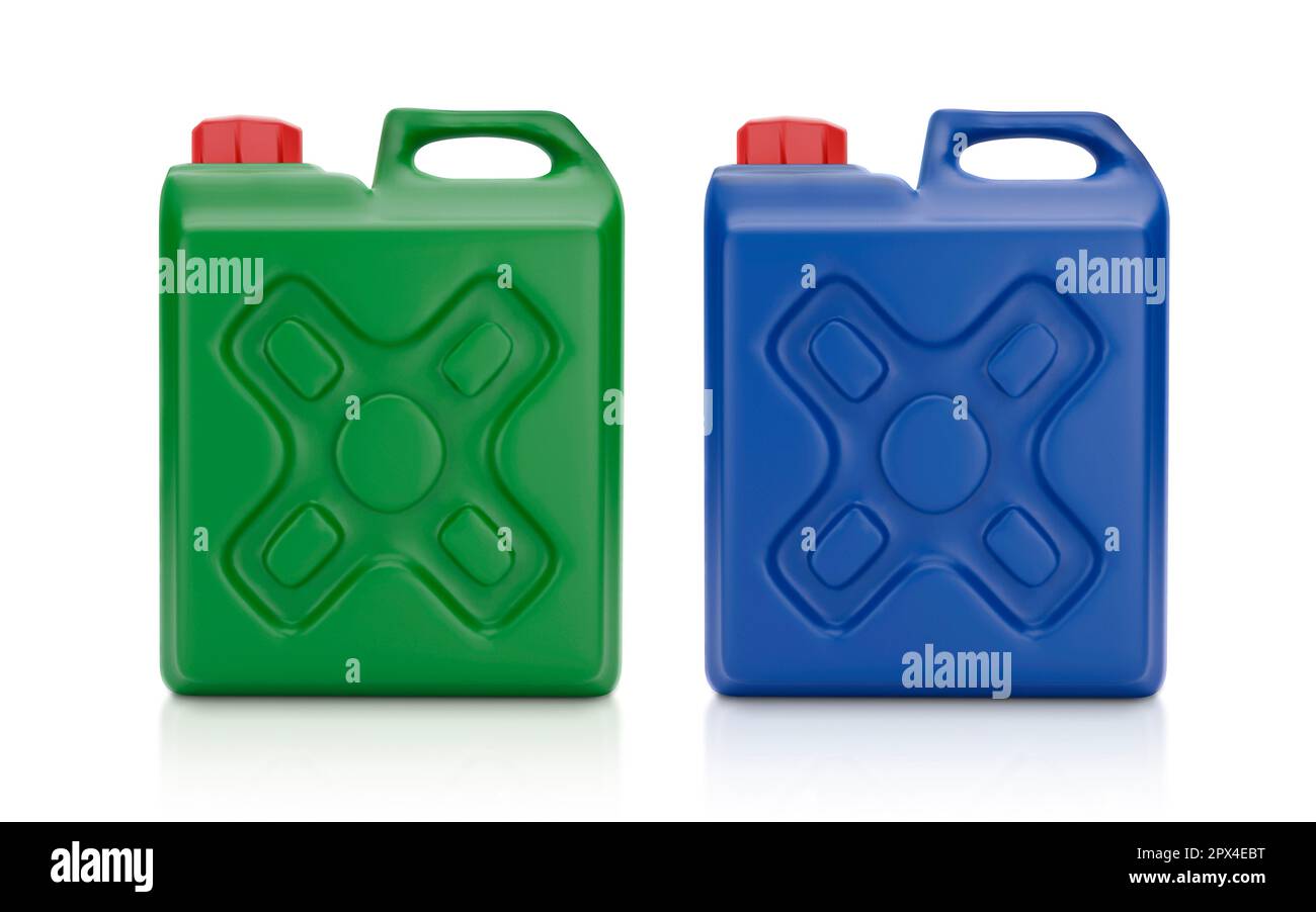 blank packaging plastic gallon isolated on white background. 3D render ...