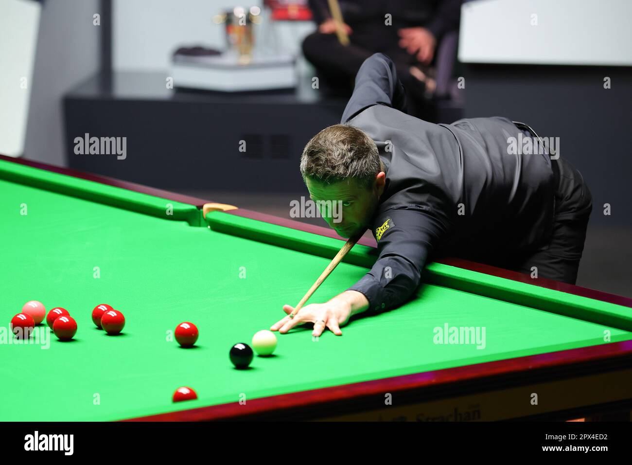Sheffield, Britain. 1st May, 2023. Mark Selby of England competes ...