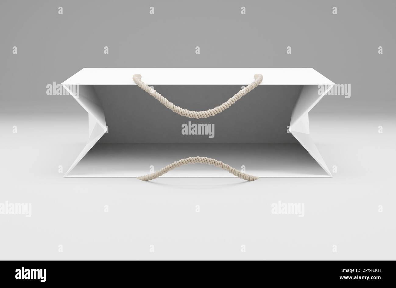 Empty Shopping Bag for advertising and branding.3d render Stock Photo ...