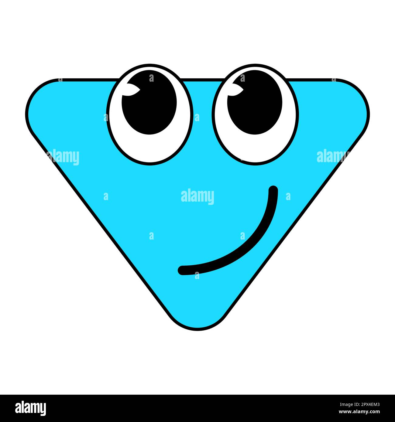 Groovy Cartoon funny cartoon smile geometric shape comic characters ...