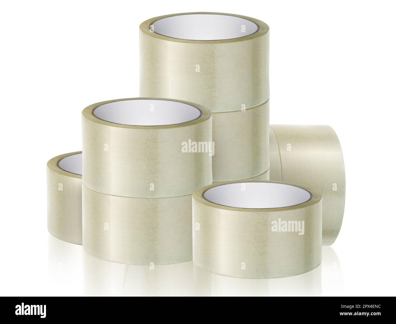 group, adhesive tape isolated on white background Stock Photo - Alamy