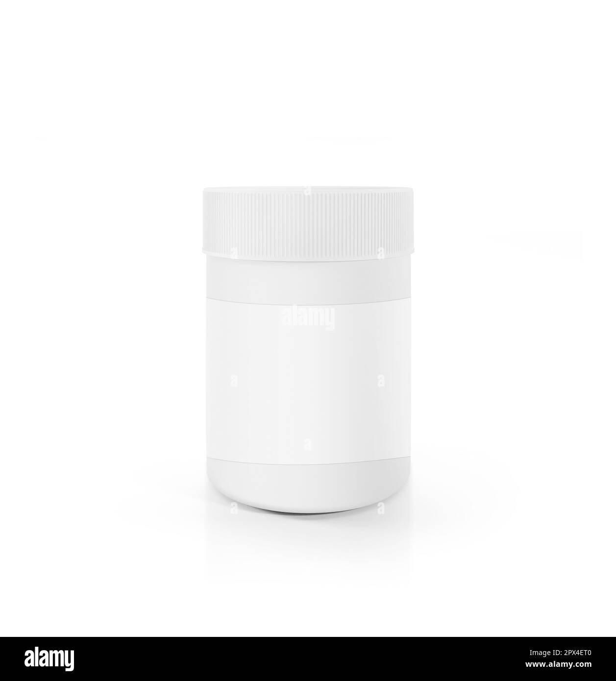 mockup of pills bottle with blank label isolated on white background ...