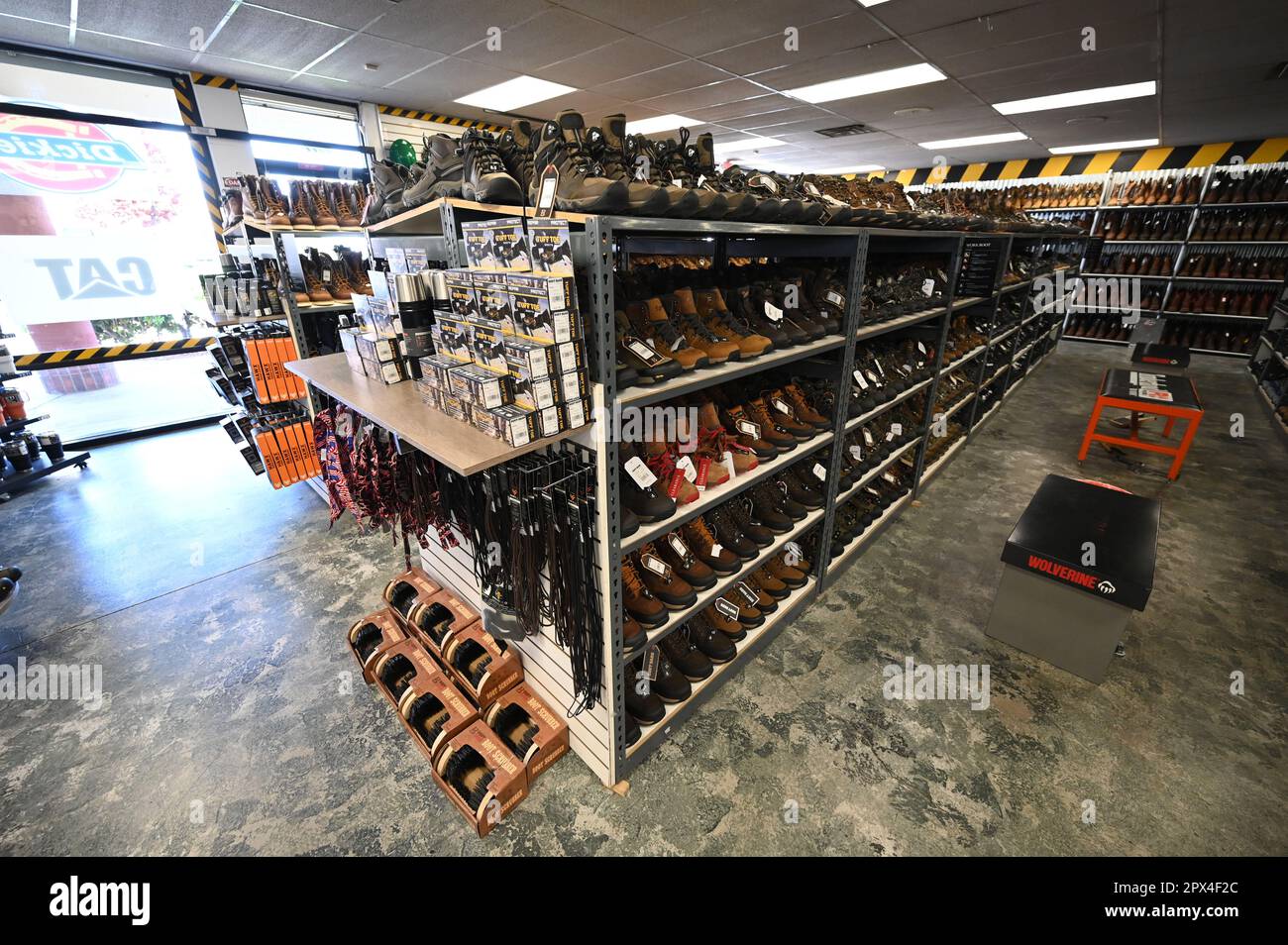 American Worker outfitters in Las Vegas Stock Photo - Alamy