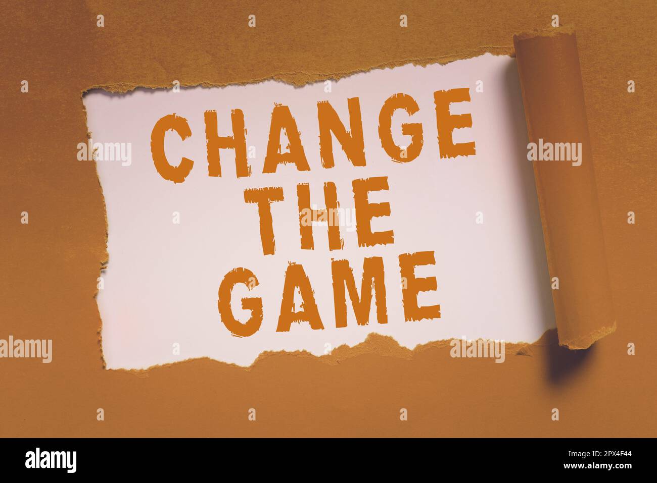 Sign displaying Change The Game, Concept meaning adjustment in coarse ... Sign displaying Change The Game, Concept meaning adjustment in coarse ...