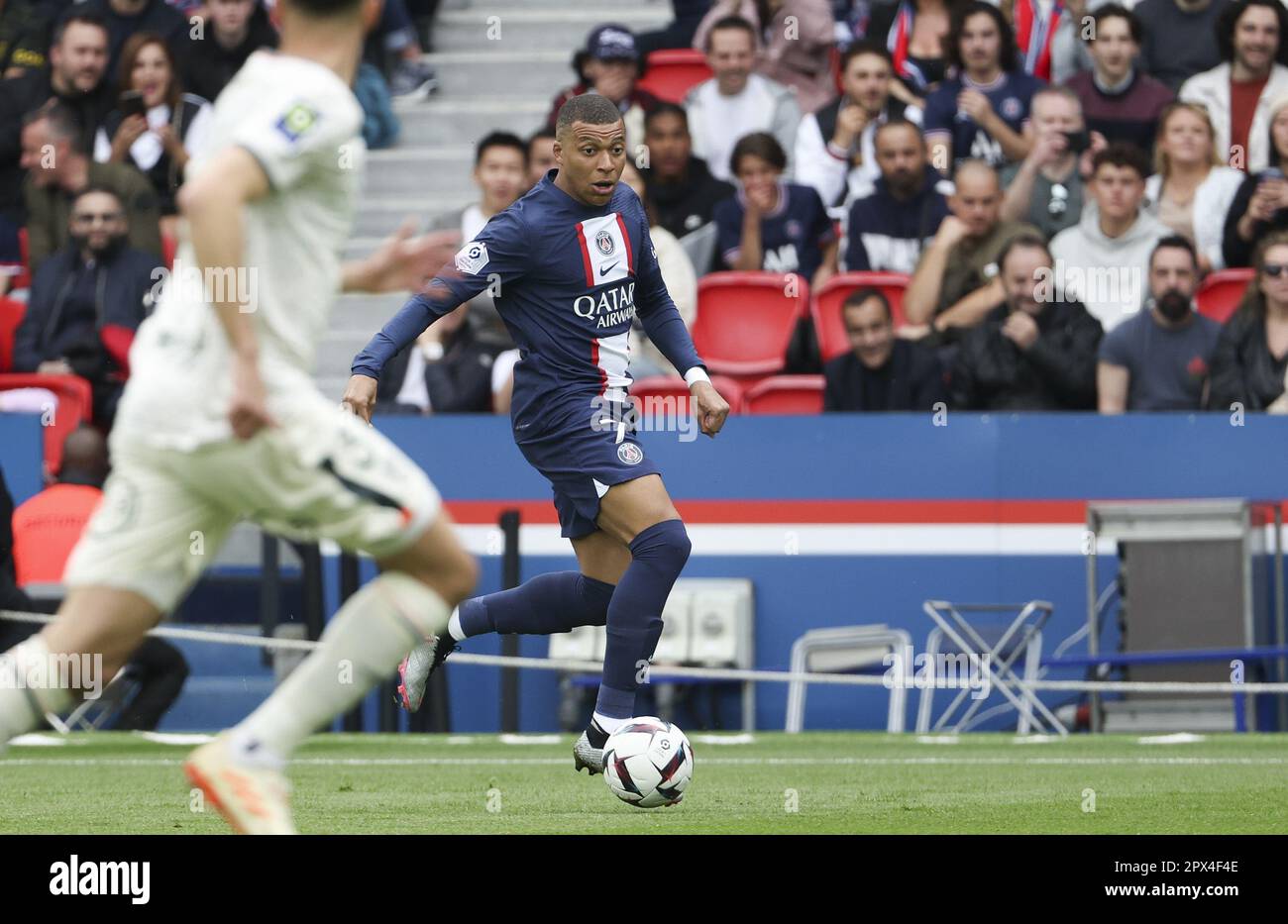 Kylian Mbappe of PSG during the French championship Ligue 1 football ...