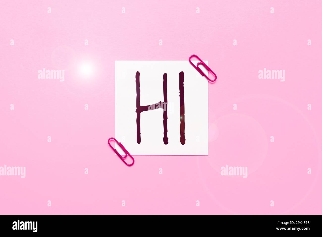 Handwriting text Hi, Internet Concept used as a greeting or to begin a ...