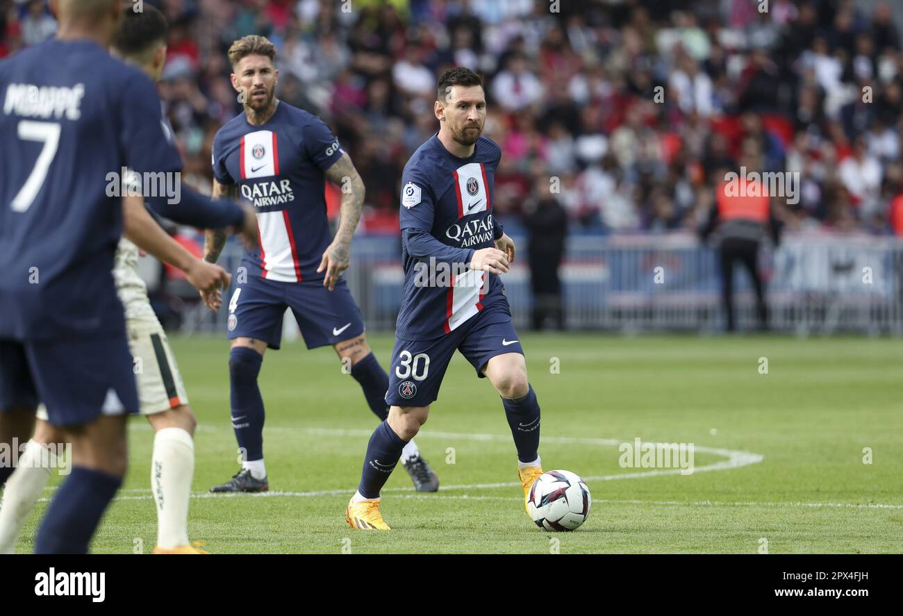 Lionel Messi of PSG during the French championship Ligue 1 football ...