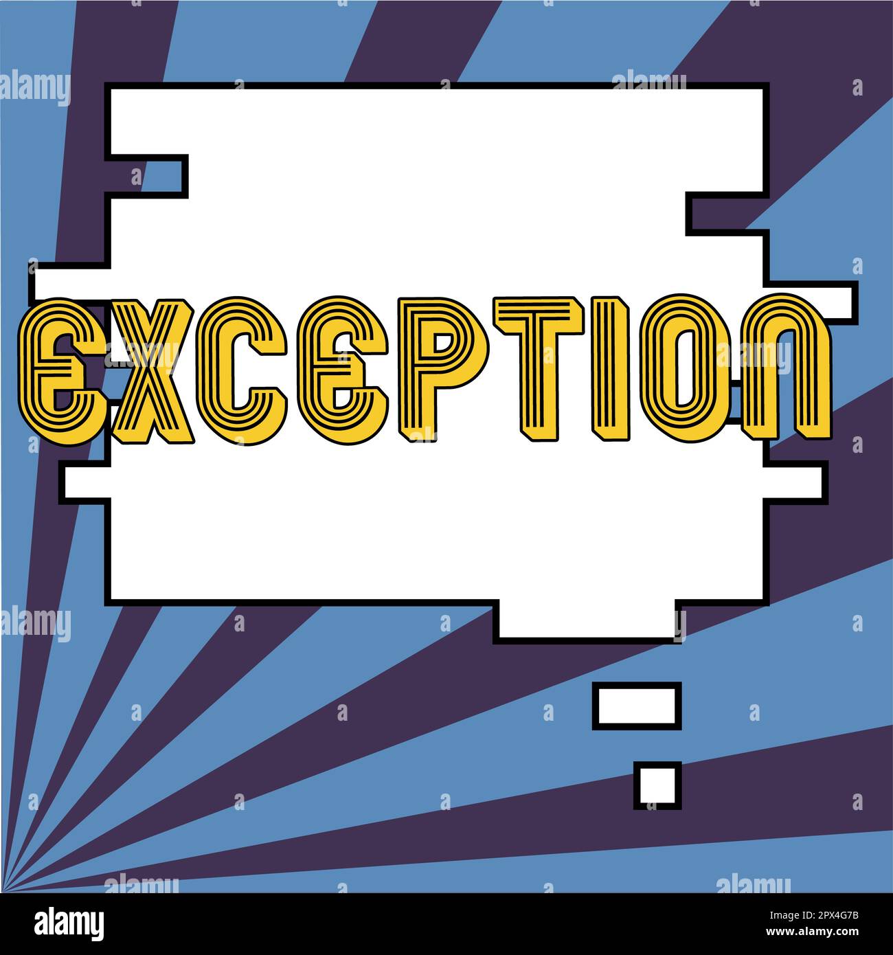 Inspiration showing sign Exception, Word for person or thing that is ...