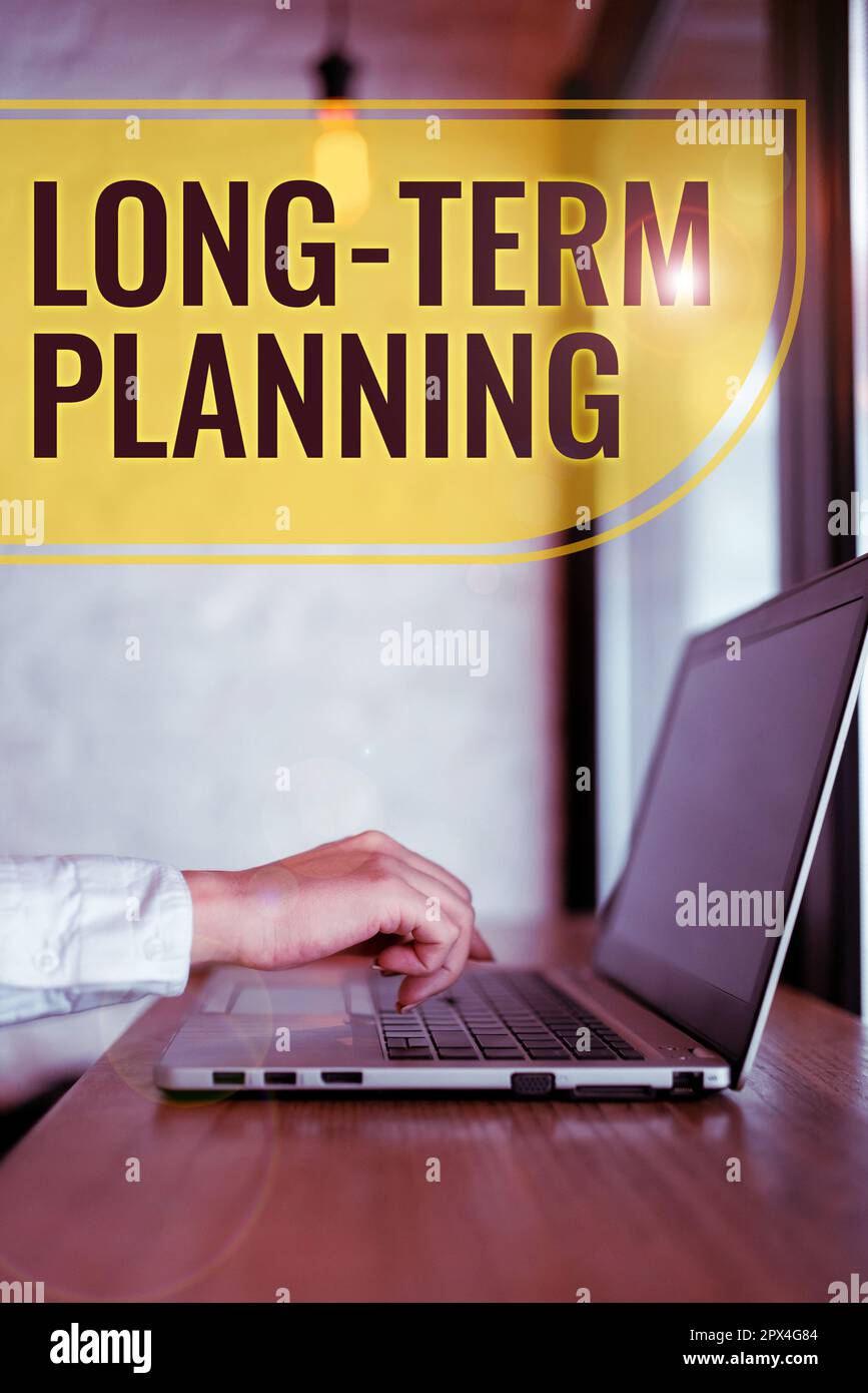 Conceptual caption Long Term Planning, Business approach Establish ... Conceptual caption Long Term Planning, Business approach Establish ...