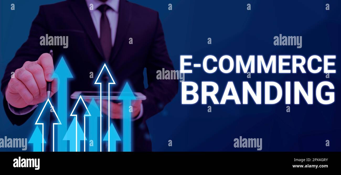 Conceptual display E Commerce Branding, Word Written on establish an ...