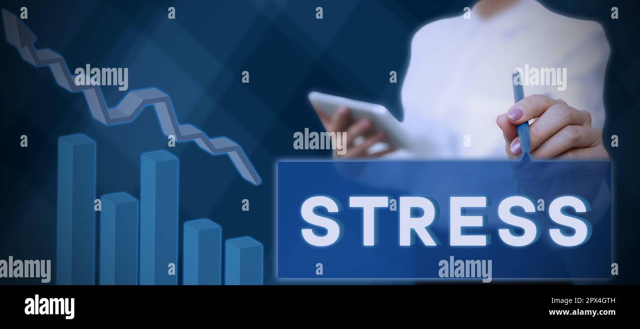 Inspiration showing sign Stress, Internet Concept a physical chemical ...