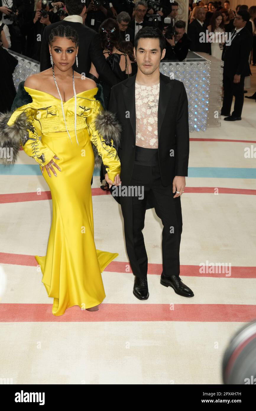 New York, USA. 01st May, 2023. Ariana DeBose, Joseph Altuzarra on the ...