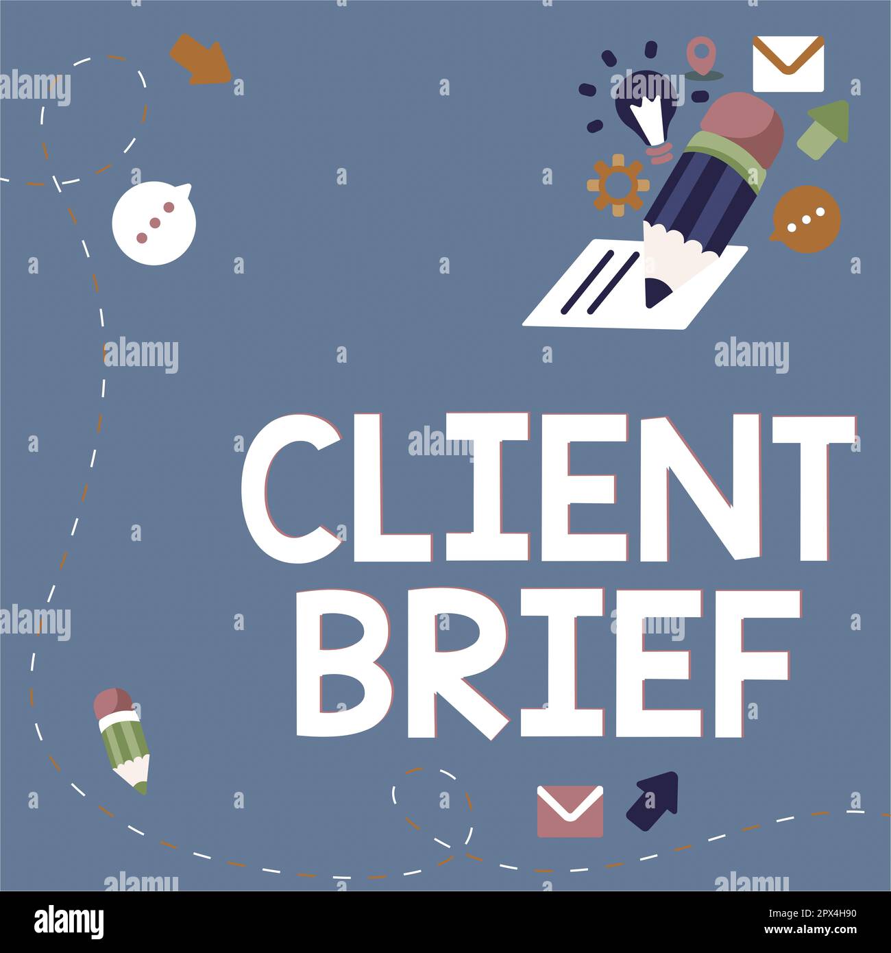 Hand writing sign Client Brief, Internet Concept A documents bounded by ...