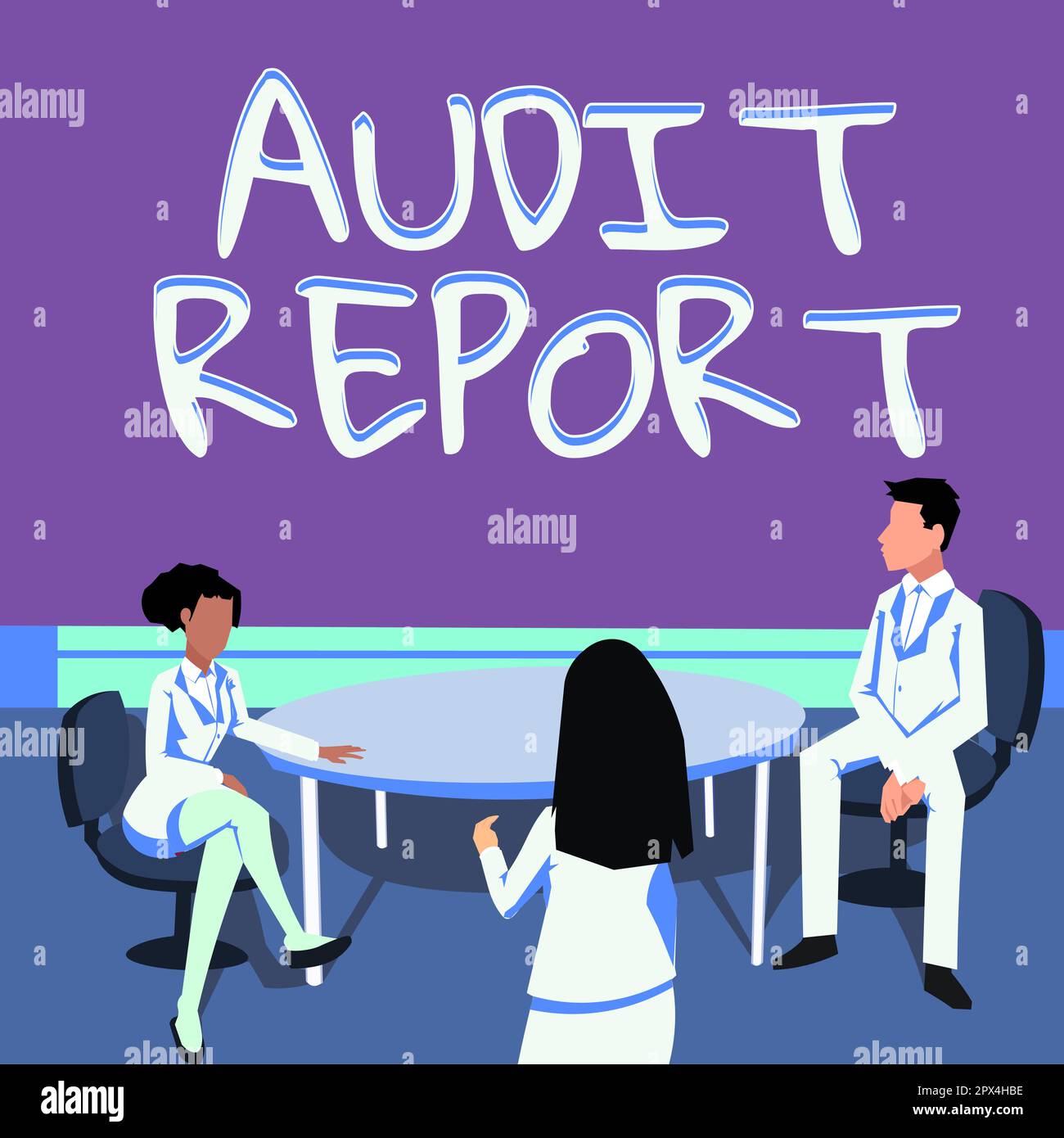 Hand writing sign Audit Report, Concept meaning An appraisal of ...