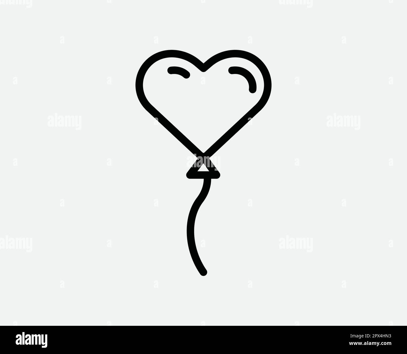 Monochrome heart clipart Stock Vector Images - Alamy