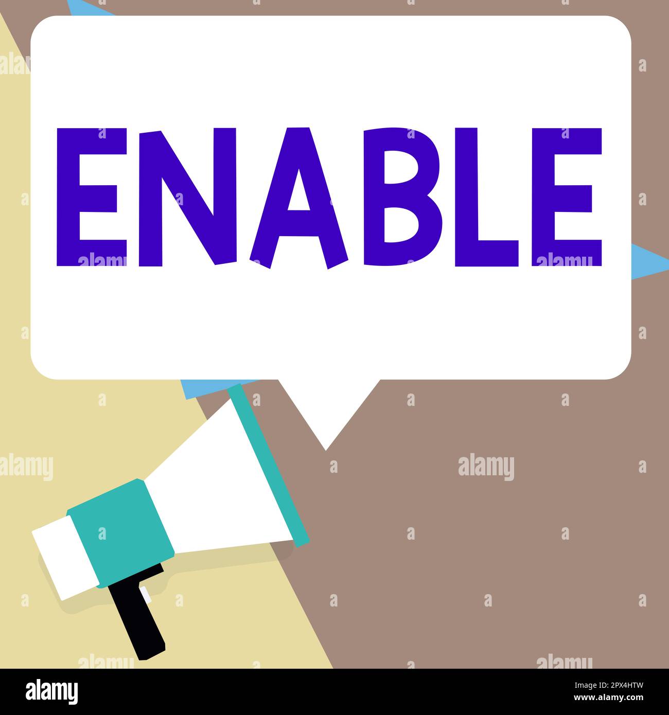 Inspiration showing sign Enable, Word Written on give someone or ...