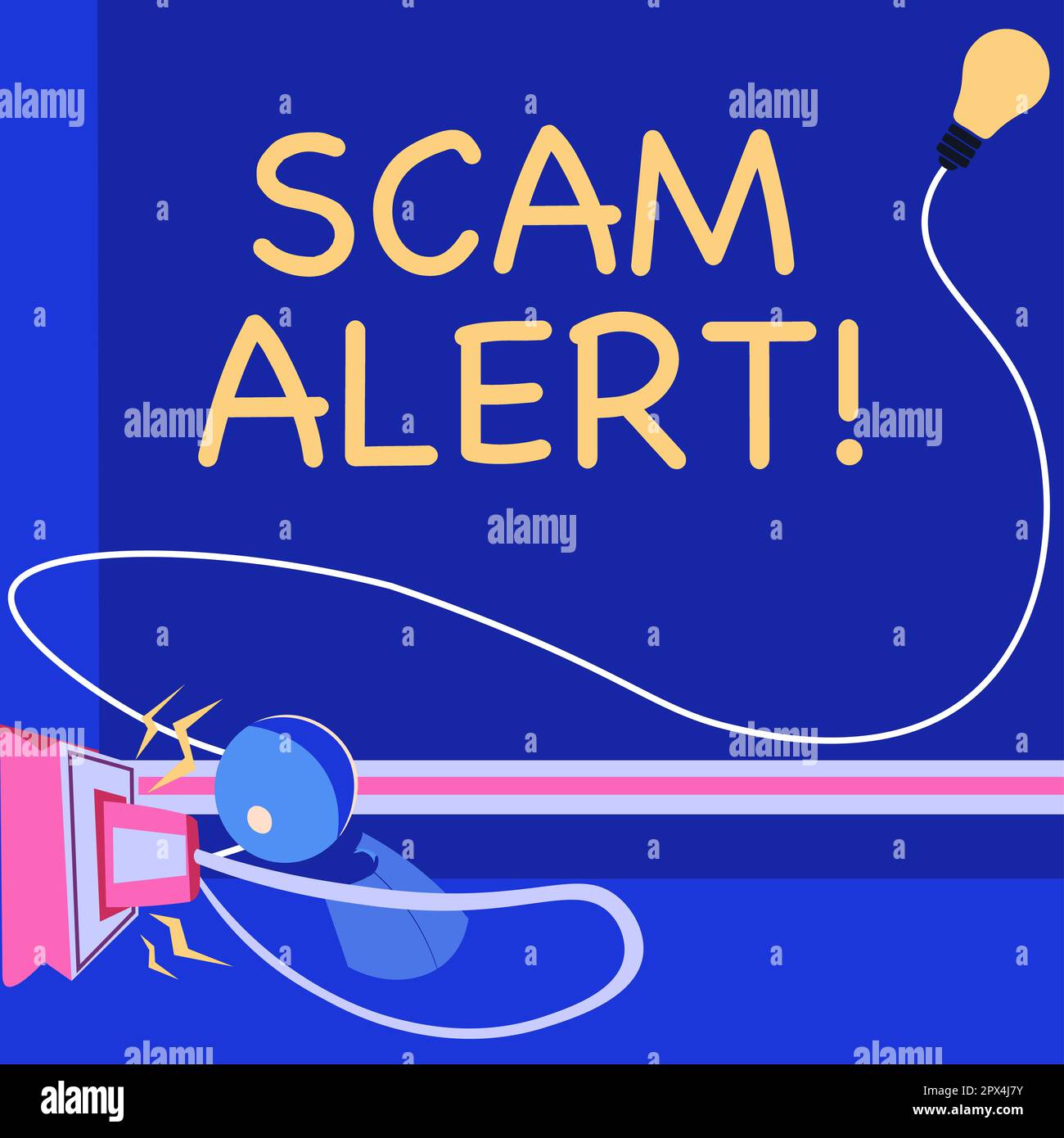 Handwriting text Scam Alert, Concept meaning warning someone about ...