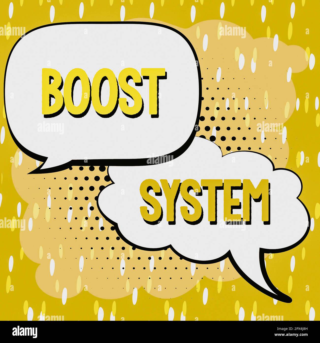 Text sign showing Boost System, Business overview Rejuvenate Upgrade ...