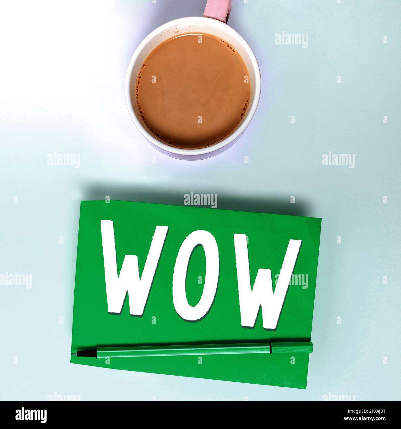 Text caption presenting Wow, Business concept Expressing astonishment ...